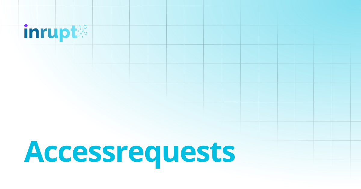 Accessrequests Inrupt Documentation