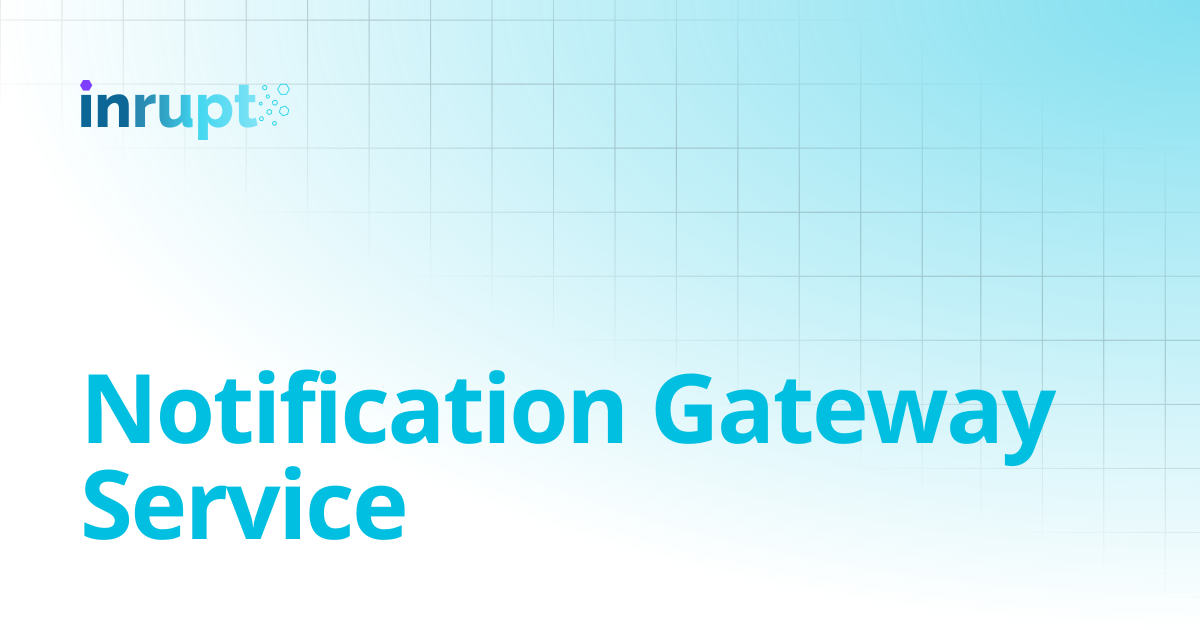 Notification Gateway Service | Inrupt Documentation